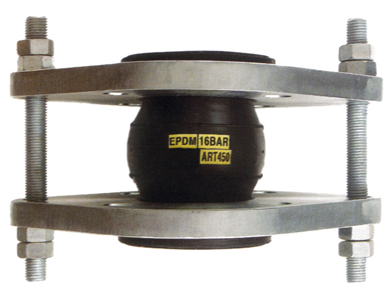 80mm PN16 Tied Flanged Flexible Connector EPDM