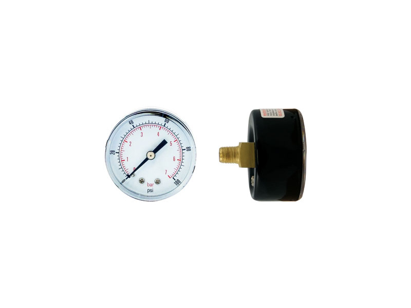 2" Oil Pressure Gauge 0-300 PSI/Bar 1/8" BSP Bottom Connection