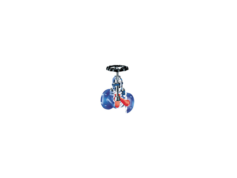 DN100 PN40 Ari-Stobu Straight Pattern Cast Steel Globe Valve from IBHS