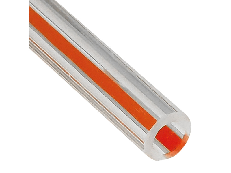 7" Long x 1/2" OD Red Line Gauge Glass Tube from IBHS Ltd