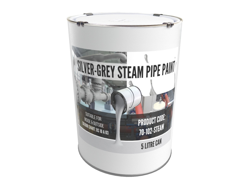 Pipe Identification Paint Silver-Grey 5ltrs