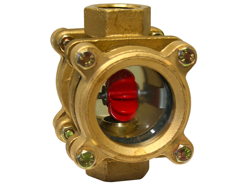 1 1/2" BSPP Fig 1316 Bronze Sight Flow Indicator from IBHS Ltd