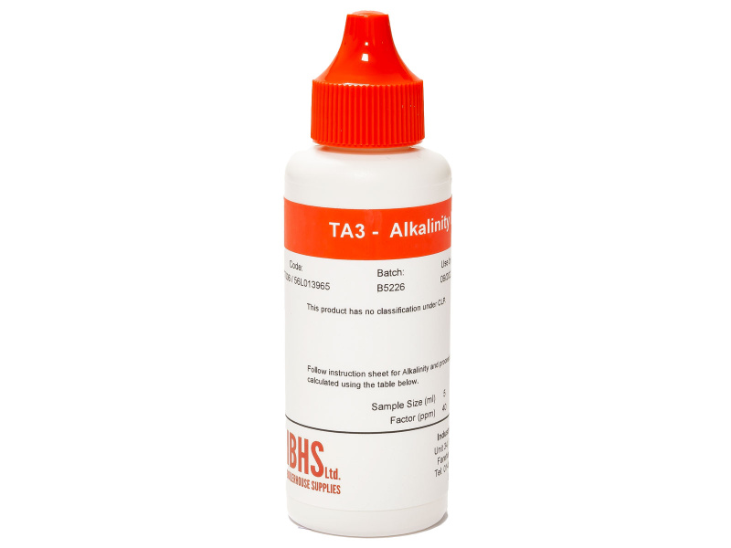 TA3 Low Range Alkalinity Titrant 65ml Refill from IBHS Ltd