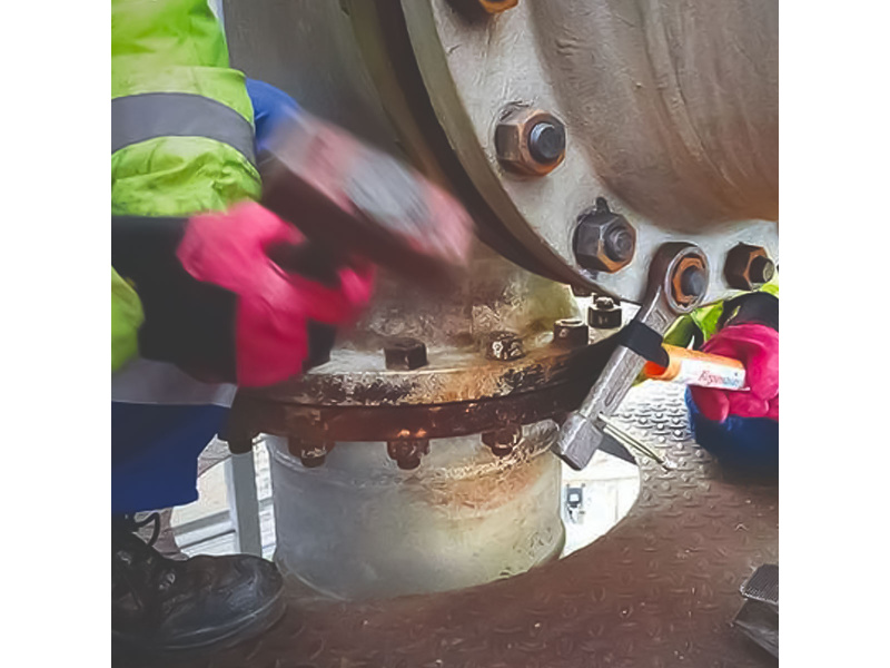 22mm Whit Slogging Spanner - Heavy Duty Flat Ring Tool