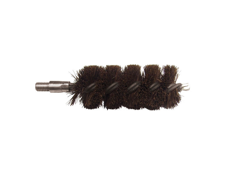 2 1/2" Dia. x 6" LG Fibre Tube Brush 1/2" Whit Male Con.