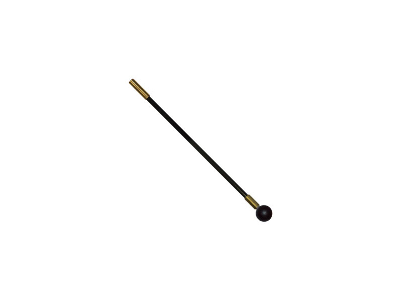 Black Tube Cleaning Rod & Knob Handle 1 Mtr