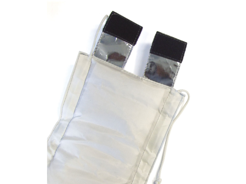 6" Alu. Coated Glass Cloth C.I. Iron Gate Valve Jacket