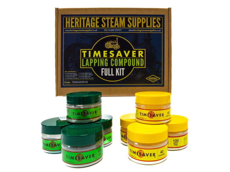 Timesaver Lapping Compound : Full Kit from Heritage Steam Supplies