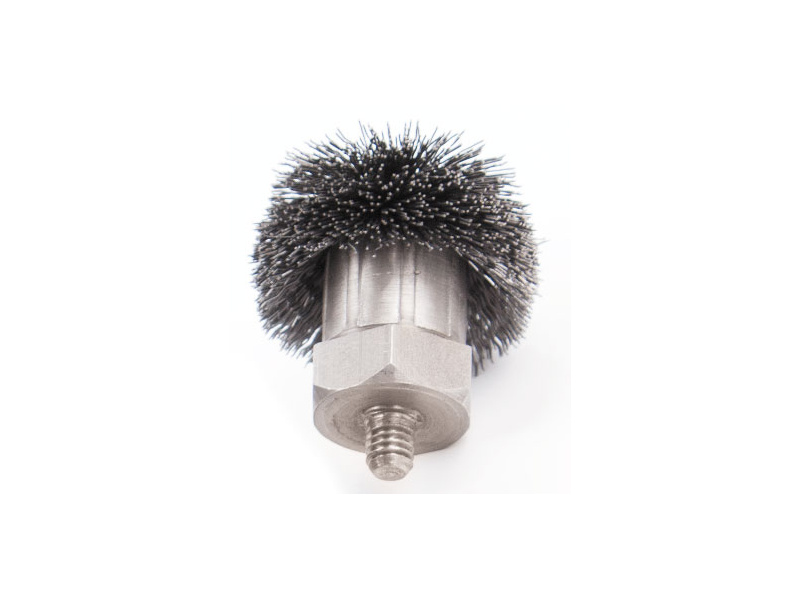 2" Dia. Heavy Duty Turks Head Brush 5/16" Whit Male Con.