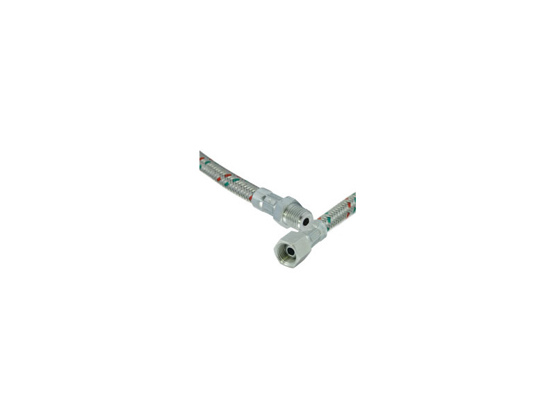 Flexible Oil Line 1/4" STR Male x1/4" STR Female 1000mm Long