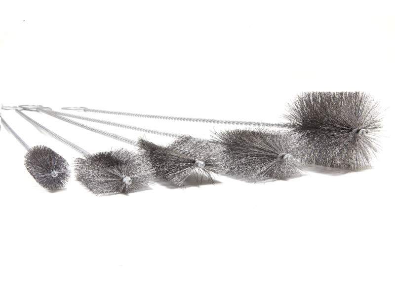 5 Piece Boiler Steel Brush Set Long Handle