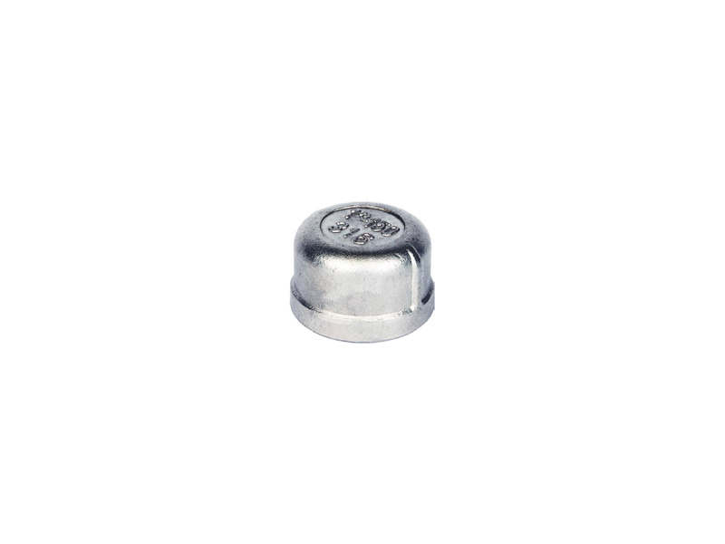 1/2" BSP S/Steel Round Cap 150 psig