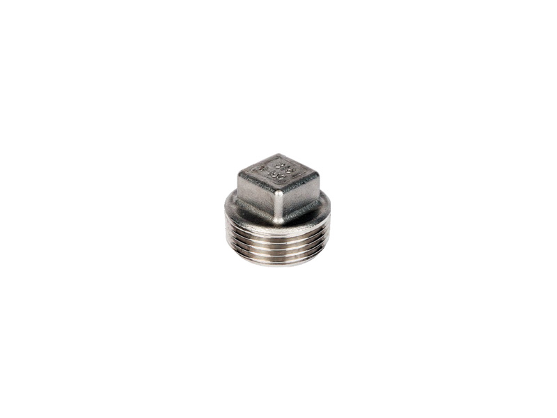 1/2" BSP S/Steel Square Head Plug 150 psig