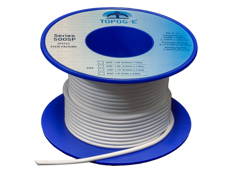 Series 500SP PTFE Stem Packing 7mm x 2.8M