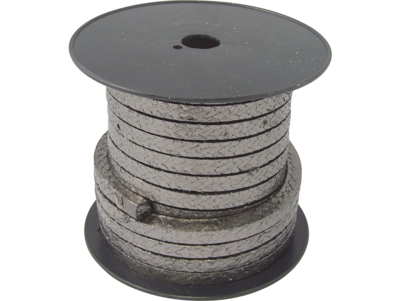 Valve Packing Braided Pure Graphite 1/8" (3mm) SQ x 15m
