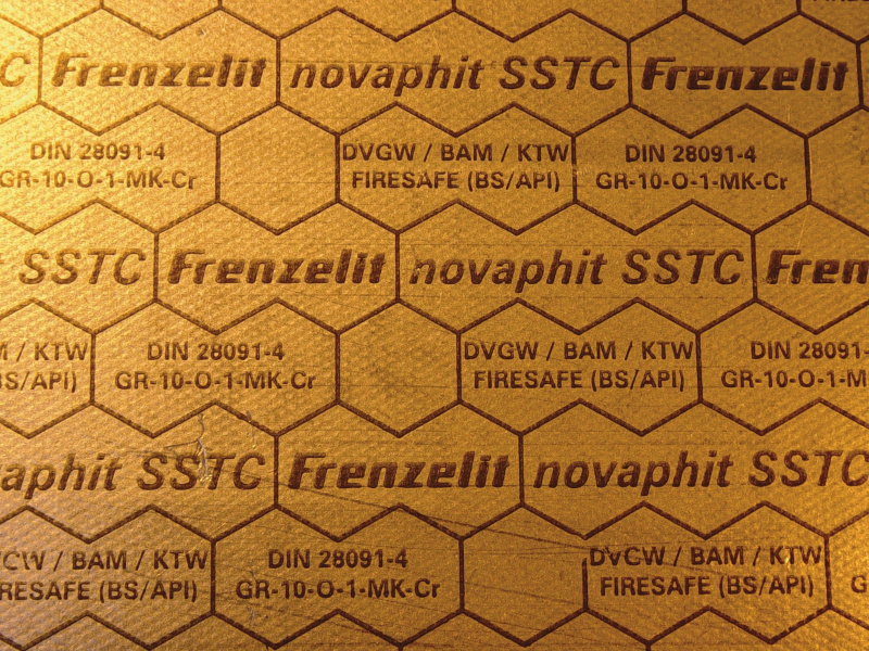 Novaphit SSTC Graphite Gasket Jointing 1.5mm Thick from IBHS Ltd