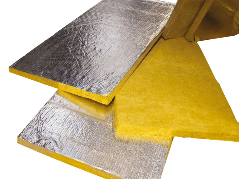 Foil Backed Mineral Wool for Boiler lagging and insulation