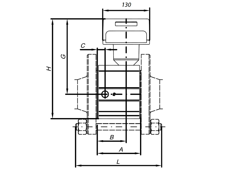 100mm PN16 CPT Turbine Quantometer 20-400 m3/hr from IBHS Ltd