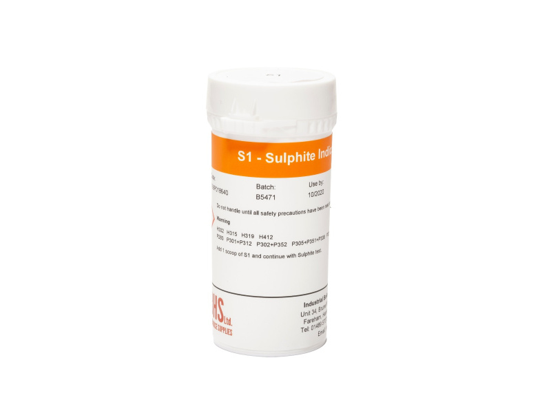 S1 Sulphite Indicator Powder from IBHS Ltd