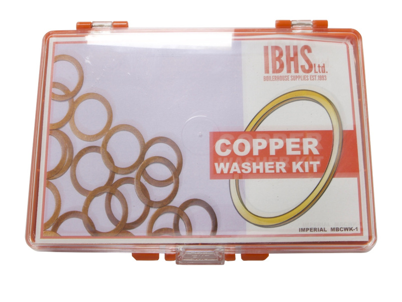 Copper Washer Kit 130 PCE - Imperial 7 sizes