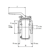 80mm Flanged PN16 Duplex Oil Filter C/W 60 Mesh Baskets