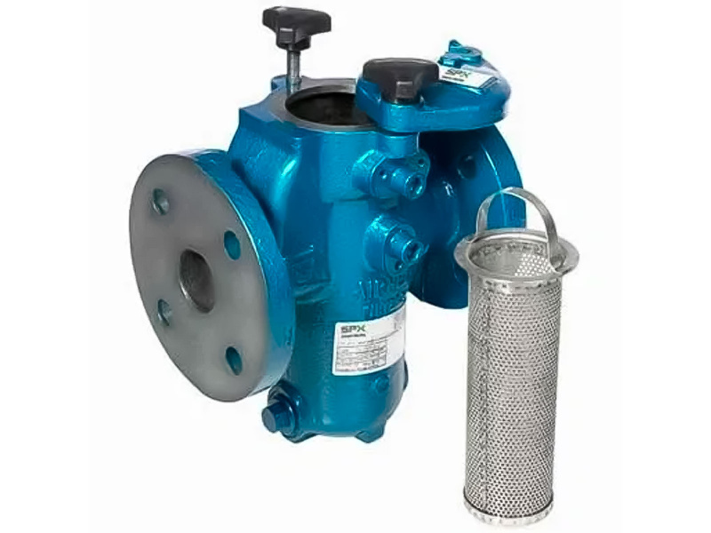 40mm Flanged PN16 Simplex Oil Filter C/W 60 Mesh Basket