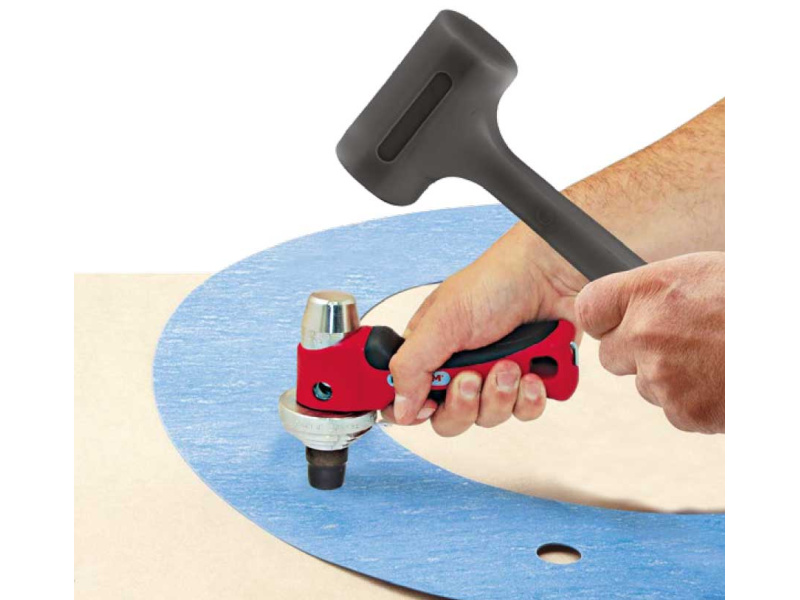 Boehm Wad Punch Set 32 PCE Metric C/W Shock Absorbing Handle from IBHS