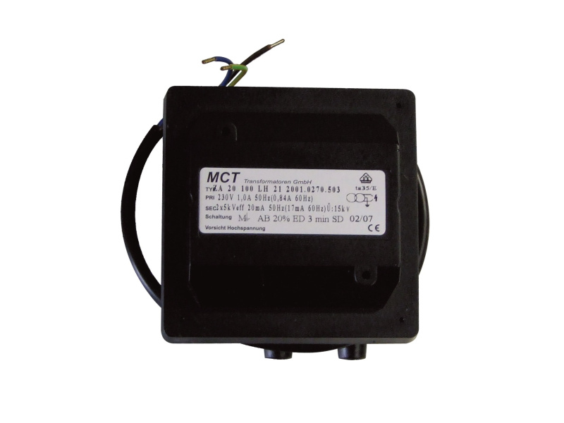 Ignition Transformer TRS1020 2 x 5 kv 20mA 230v 25% ED