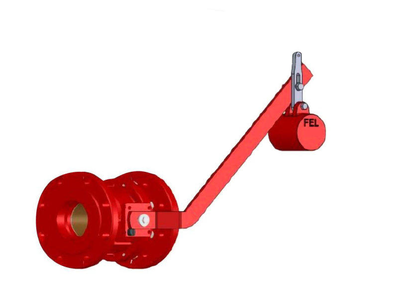 2" (50mm) Flanged PN16 FEL Free Fall Gas Fire Valve Kit