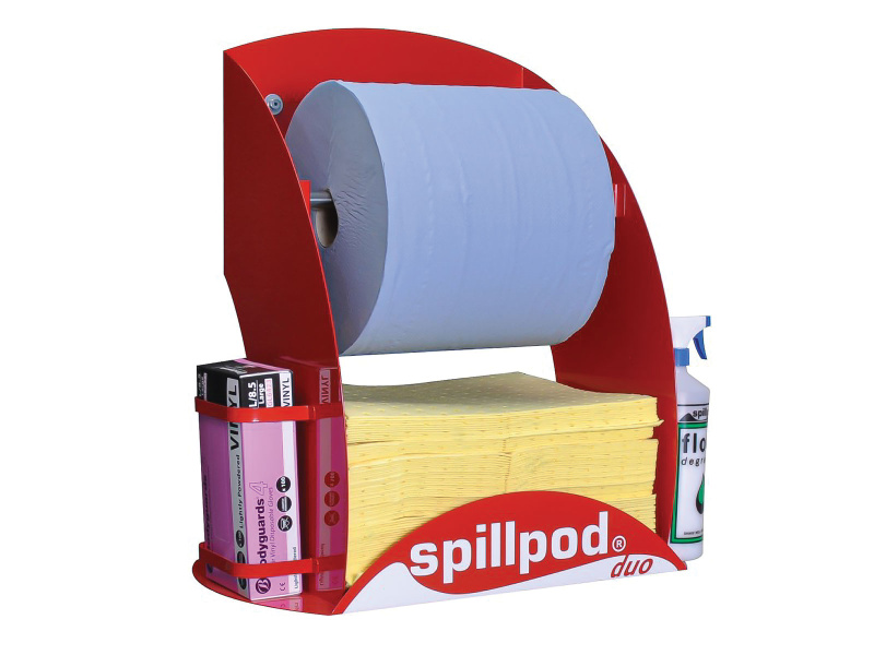 SpillPod Duo - Blue 2-ply 1000 Sheet Paper Roll from IBHS Ltd