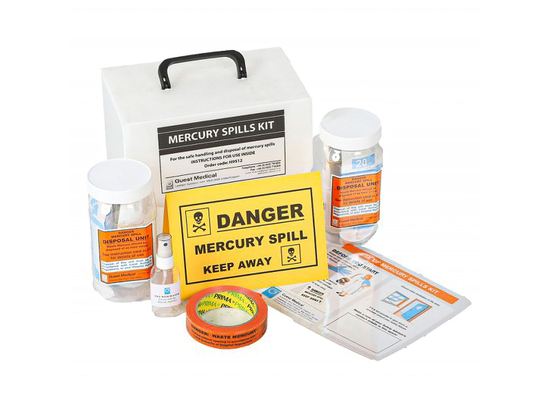 Mercury Spill Kit Plastic Case from IBHS Ltd