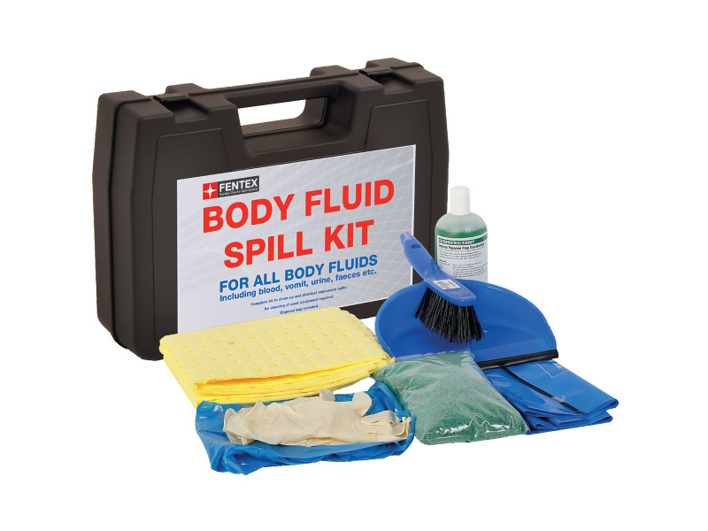 Body Fluid Spill Kit Carry Case - Absorbs 1L from IBHS Ltd