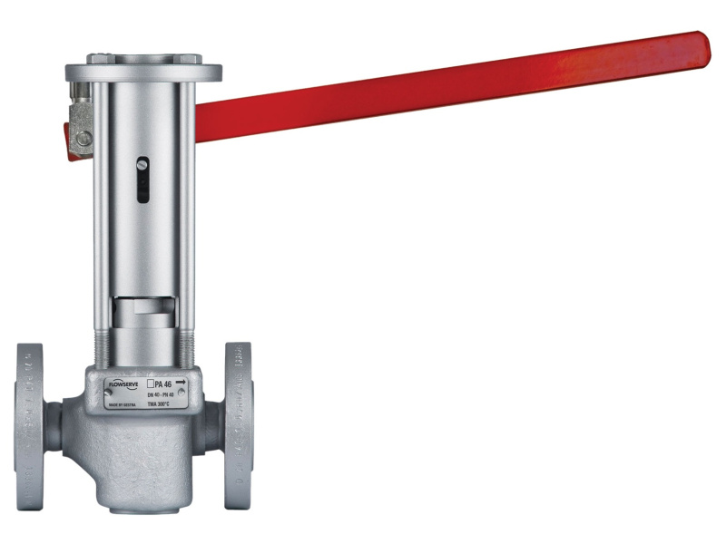 PA46 Intermittent Blowdown Valve Flanged DN40 PN40 C/W Lever