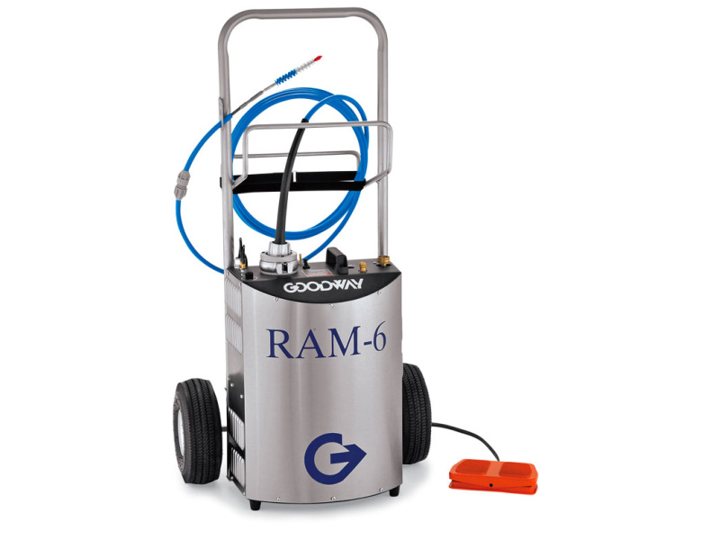 RAM 6 Rotary Tube Cleaner 110v 60 Hz C/W Trolley