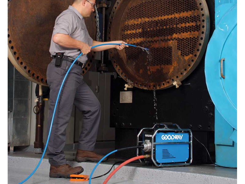 Goodway RAM Pro Tube Cleaner from Industrial Boilerhouse Supplies Ltd