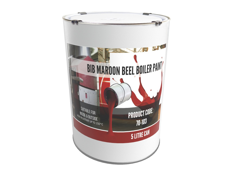 BIB Maroon Beel Boiler Paint from Industrial Boilerhouse Supplies Ltd