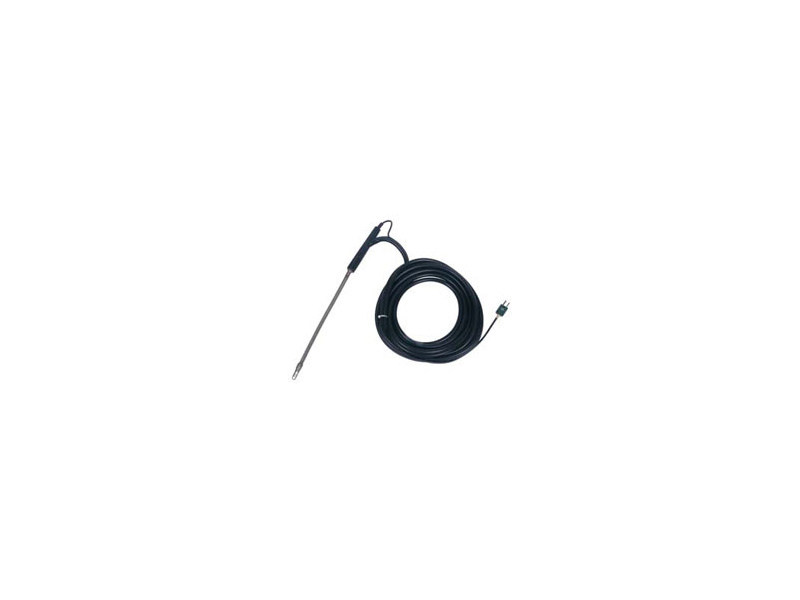 Combustion probe c/w flex. shaft and integrated thermocouple