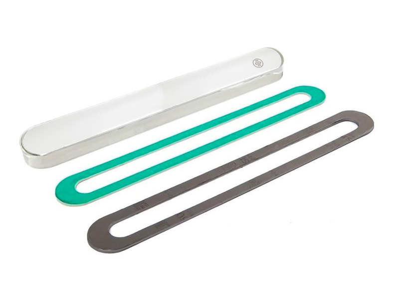 B7 Transparent Level Glass 280mm x 34mm x 17.5mm C/W Gaskets from IBHS Ltd