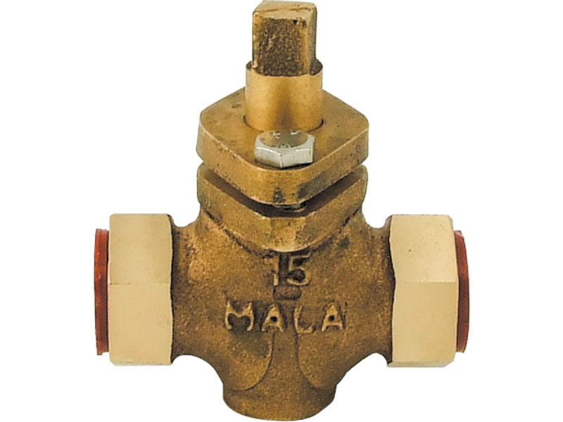 1/2" BSP 2 Way Gland Packed Bronze Plug Valve from IBHS Ltd