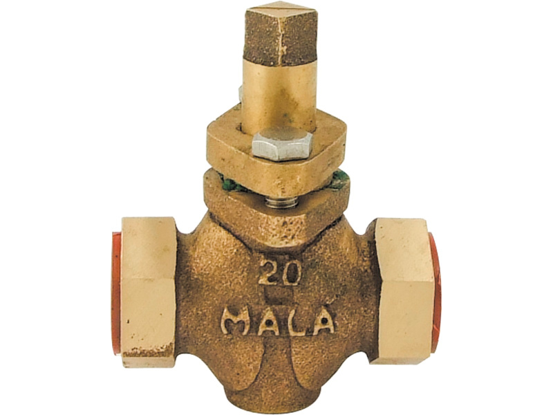 3/4" BSP 2 Way Gland Packed Bronze Plug Valve from IBHS Ltd