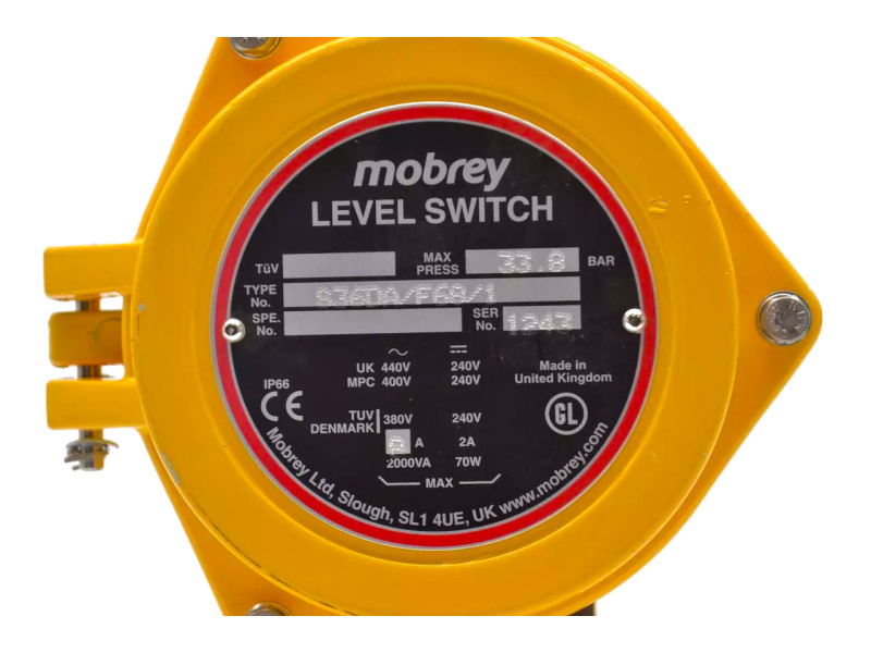 S36DAF84 Mobrey Magnetic Horizontal Float Switch