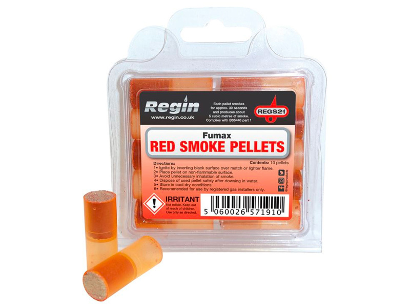 Regin Fumax 10 Red Smoke Pellets from IBHS Ltd