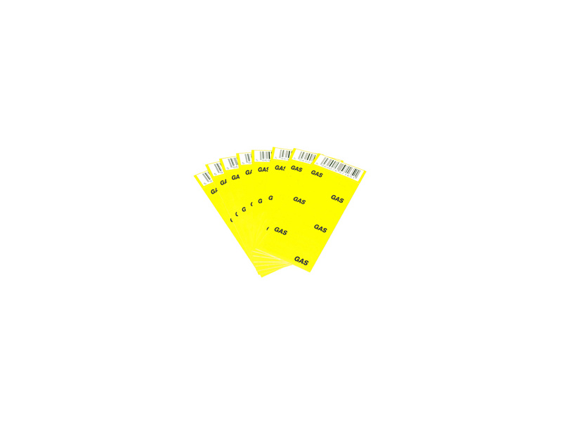 Gas Pipe Labels (Pack of 8)
