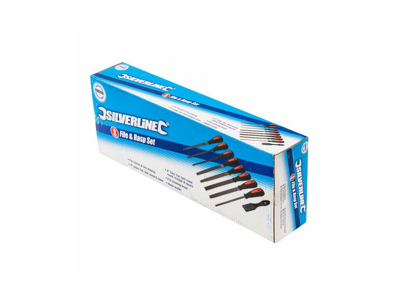 Silverline File & Rasp 9 Piece Set from IBHS Ltd