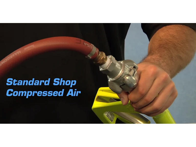 Force 5 Series Safety Air Gun C//W 72" Ext & Venturi Nozzle from IBHS Ltd