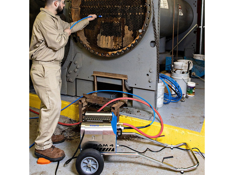 Goodway RAM-4 R Rotary Tube Cleaner 110V 60Hz c/w Trolley | IBHS Ltd