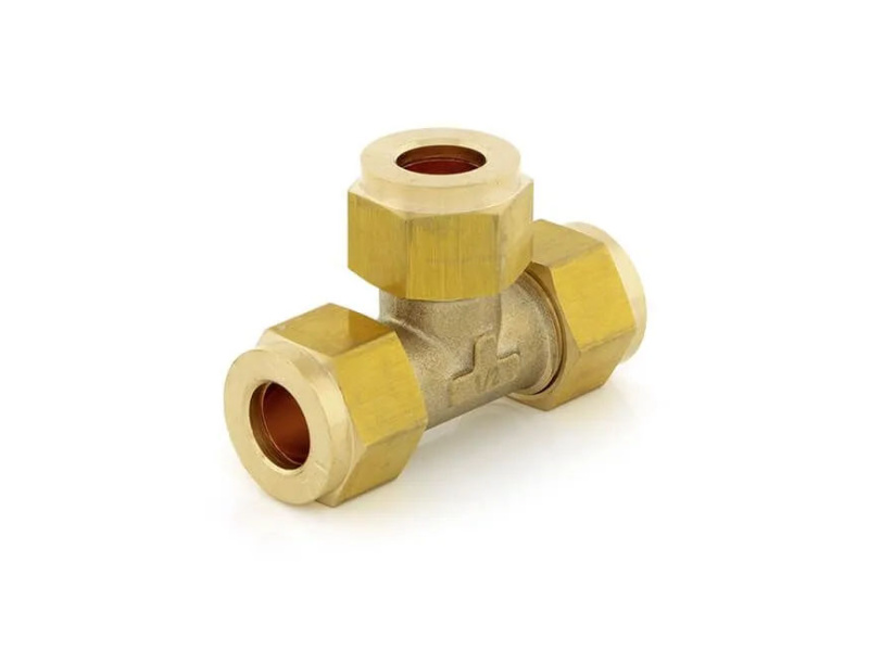Compression Equal Tee - 3/8" To BS 2051-2