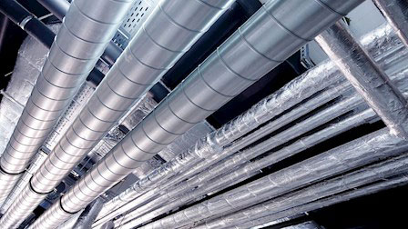 54mm ID - 30mm Thick Foil Faced Pipe Section 1.2m from IBHS Ltd