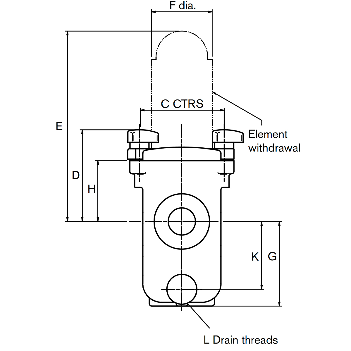 2" BSP Screwed Simplex Oil Filter W/ 60 Mesh Basket IBHS Ltd