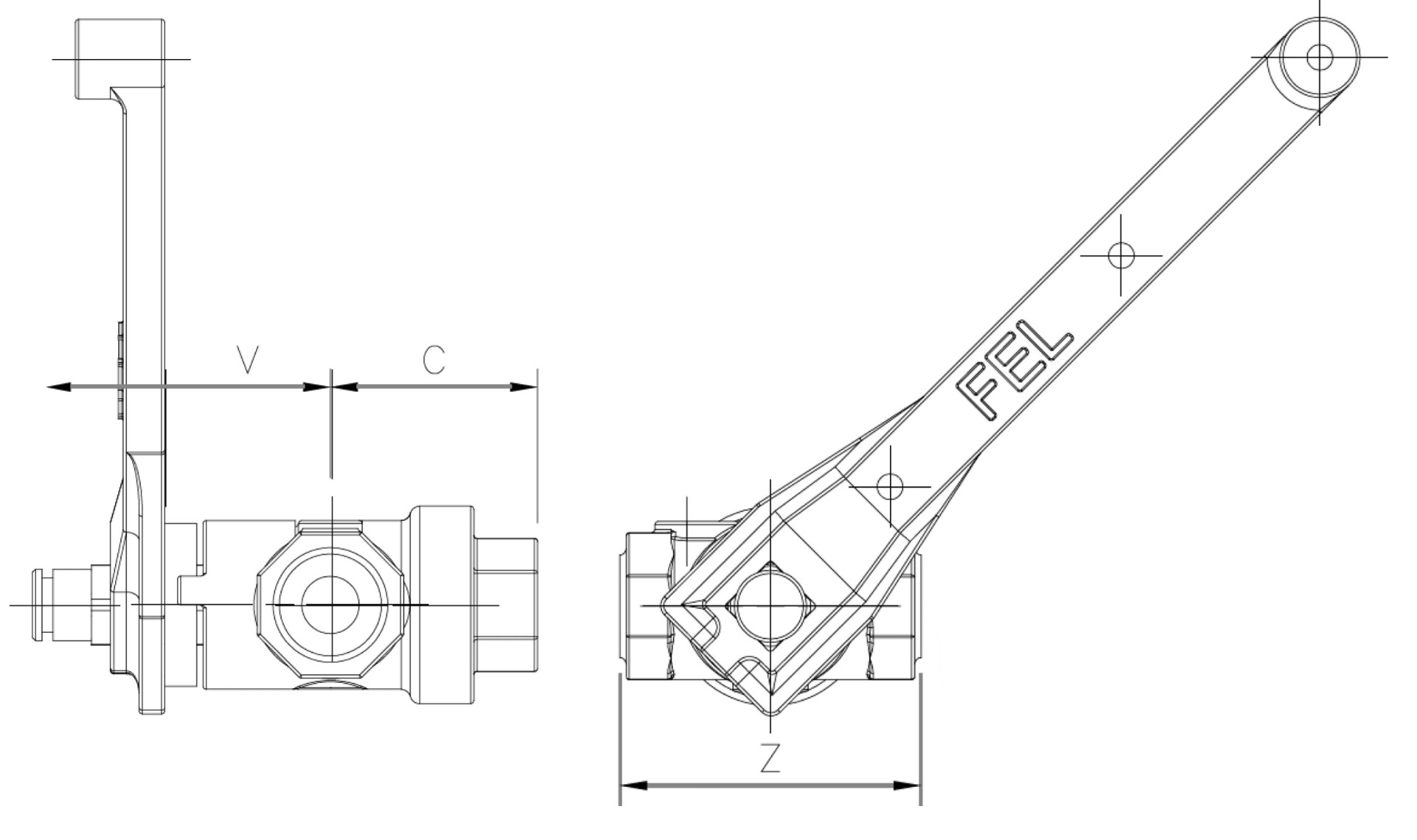 3/4" BSP FEL Free Fall Oil Fire Valve Kit